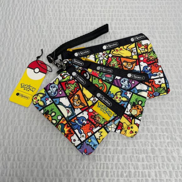 Lesportsac | Bags | Lesportsac Exclusive Pokemon 3pack Single Zipper ...